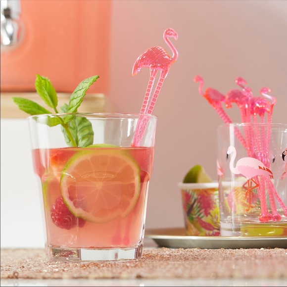 Other | Pink Flamingo Drink 1 Stirrer Stir Stick Set | Poshmark